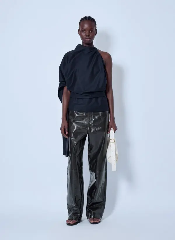 RÓHE Draped Open Back Top