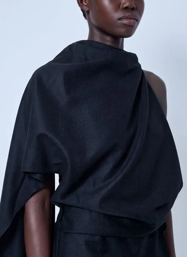 RÓHE Draped Open Back Top