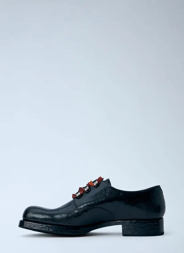 Prada Antiqued Leather Lace-ups