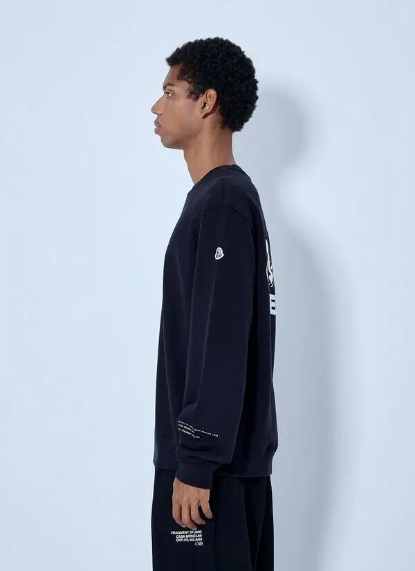 MONCLER X FRGMT HIROSHI FUJIWARA Logo Print Sweatshirt