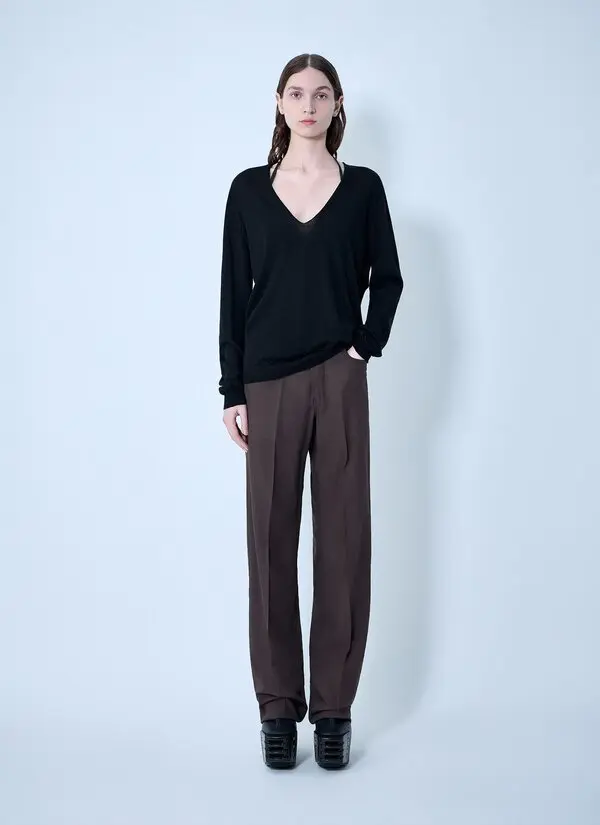 Rick Owens V Neck Pull Knit