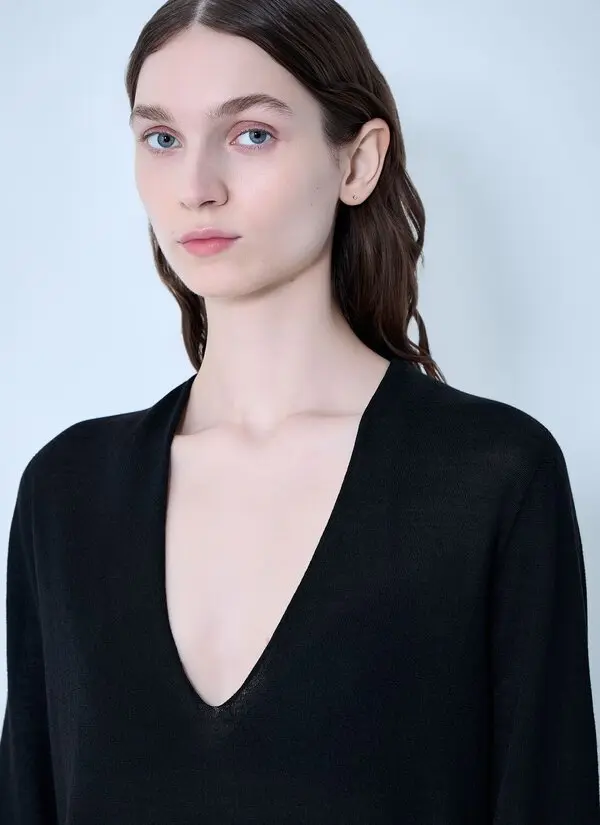 Rick Owens V Neck Pull Knit