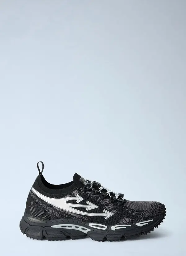Off-White Be Right Back Knit Sneakers - Black
