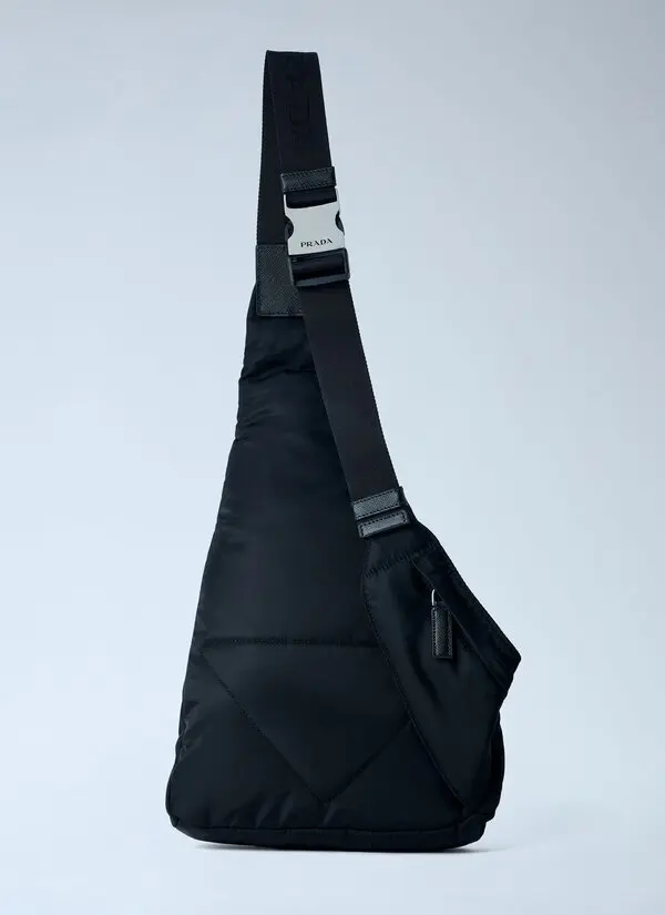 Prada Asymmetric Nylon Sling Bag