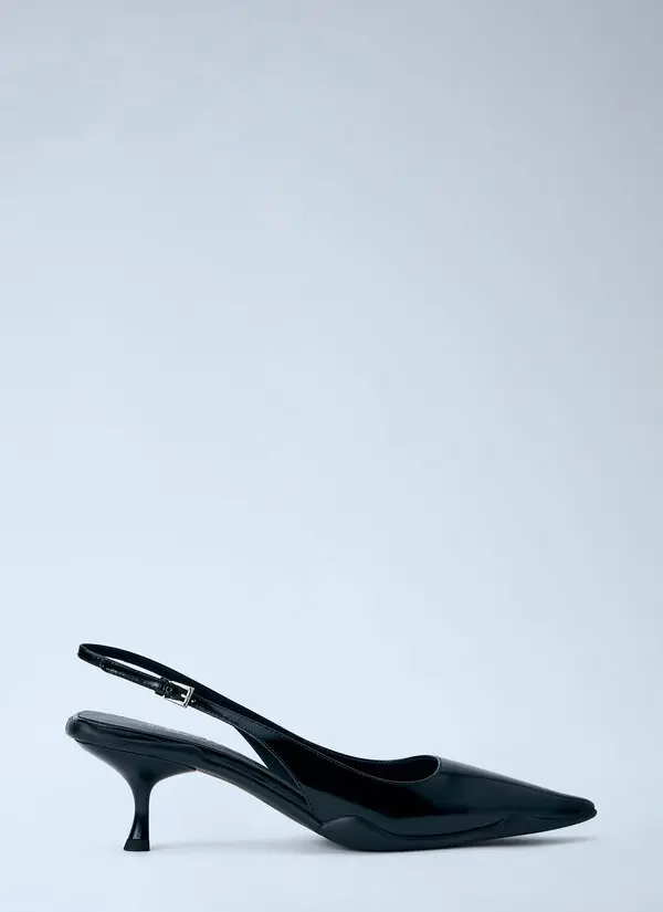 Prada Pointed-toe Slingback Pumps - Black