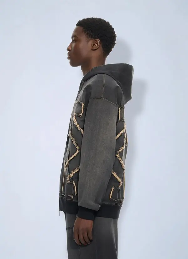 Off-White Distress Diag Slouchy Sweatpant