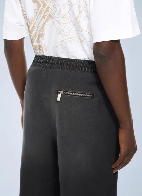 Off-White Distress Diag Slouchy Sweatpant