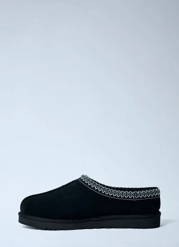 UGG Tasman Suede Slip-on Mules - Black