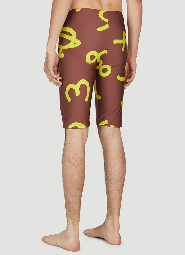 VIVIENNE WESTWOOD Graphic Print Swim Bermudas