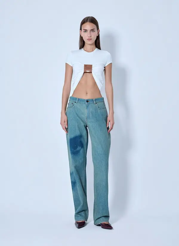 JEAN PAUL GAULTIER Wide-leg Denim Trousers