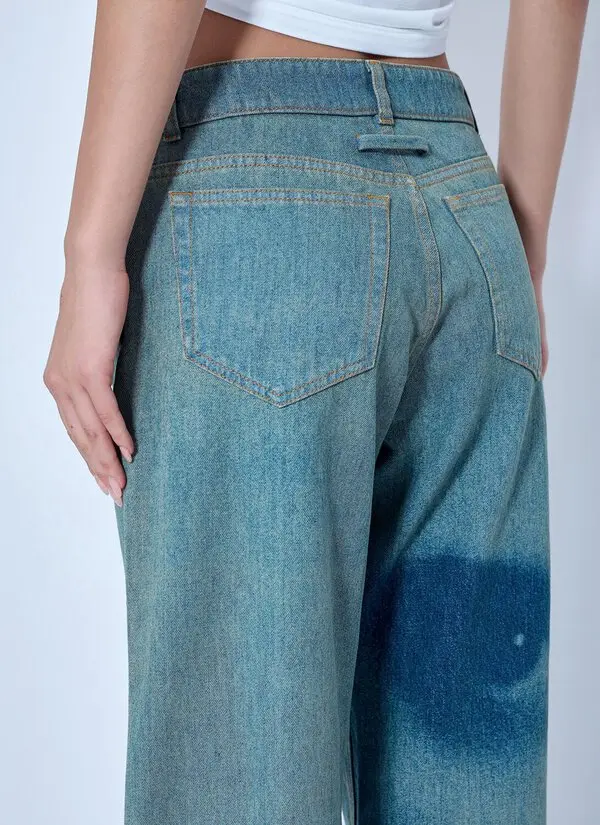 JEAN PAUL GAULTIER Wide-leg Denim Trousers
