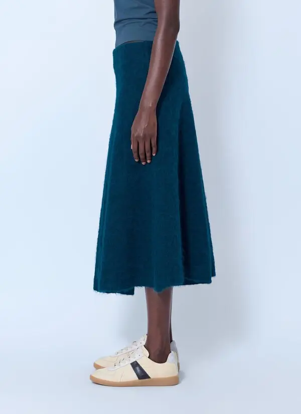 Lacoste Runway Alpaca Midi Skirt