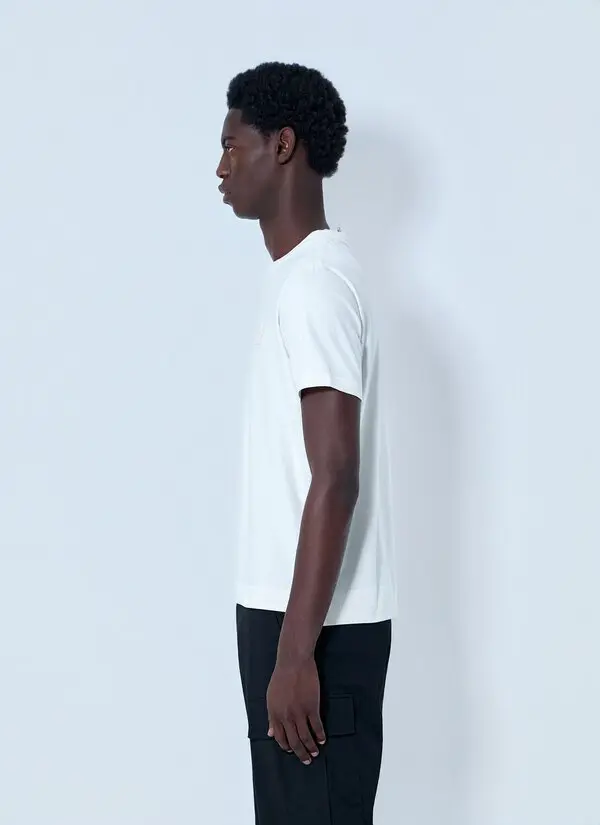 Moncler Set Of Three Logo Motif T-shirts