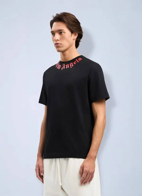 Palm Angels Neck Logo T-shirt