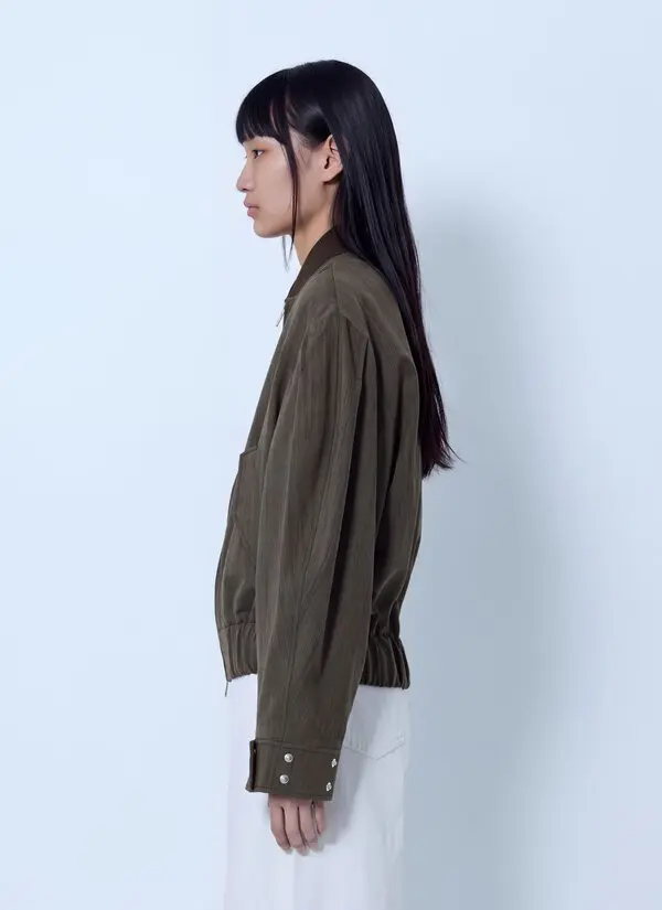 GANNI Light Wool Melange Boxy Jacket