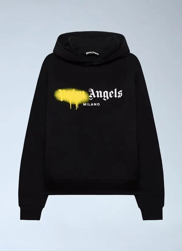 Palm Angels Spray Milan Hooded Sweatshirt