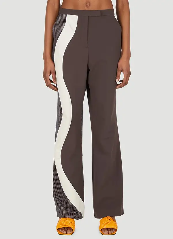 Ahluwalia Expressive Tailored Pants - Brown