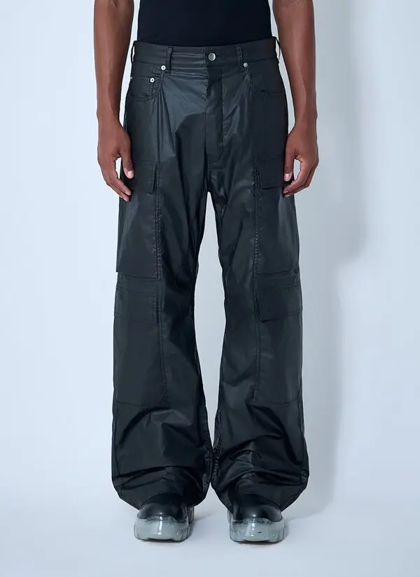 Rick Owens Double Cargo Jeans - Black