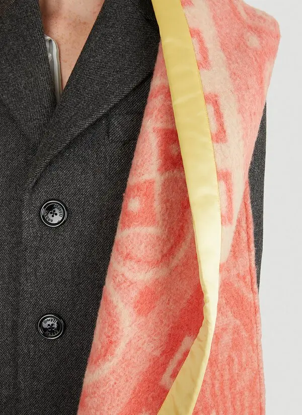 MERYLL ROGGE Blanket Draped Classic Coat
