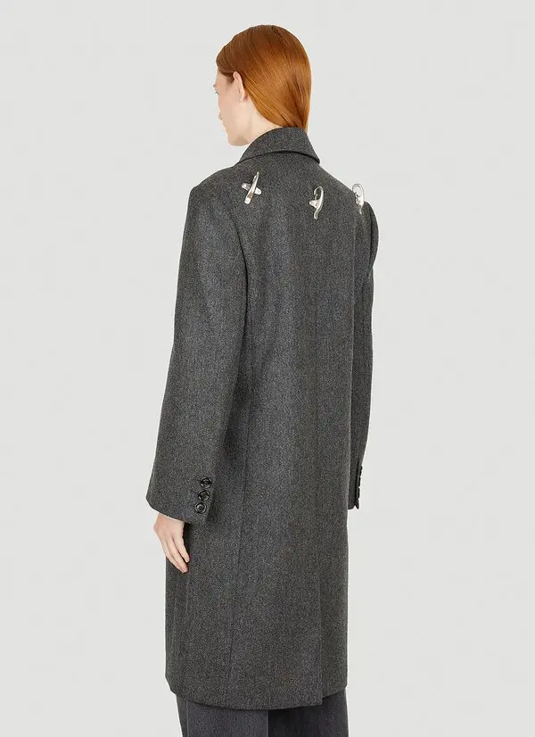 MERYLL ROGGE Blanket Draped Classic Coat