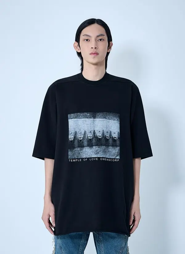 Rick Owens Jumbo Ss T-shirt - Black