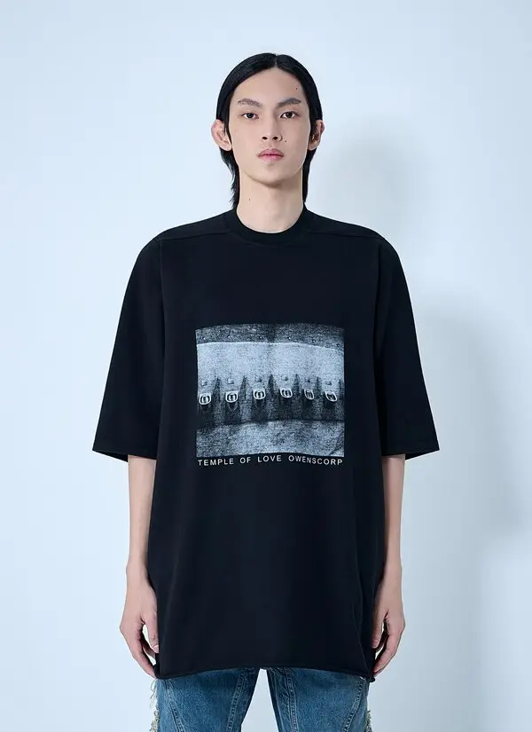 Rick Owens Jumbo Ss T-shirt - Black