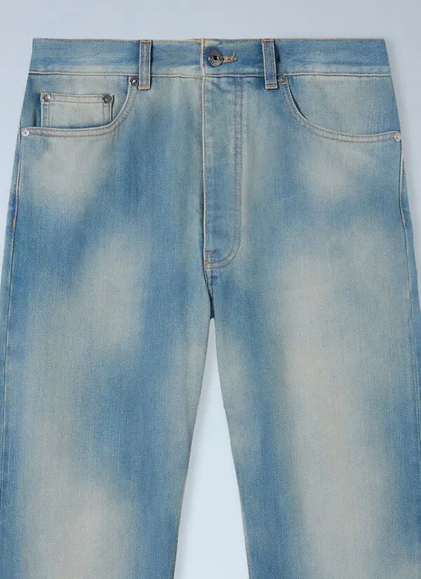 Off-White Diagonal Raw Patch 90s Skate Jeans