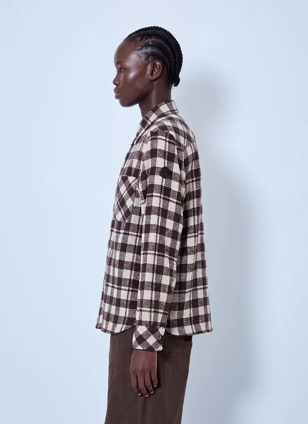 Moncler Checked Wool Shirt