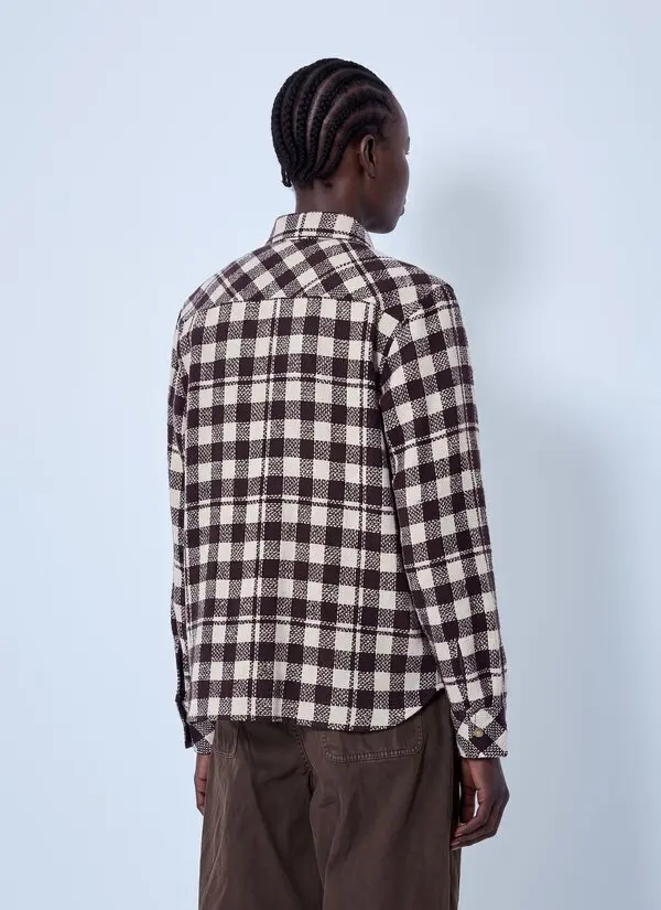 Moncler Checked Wool Shirt