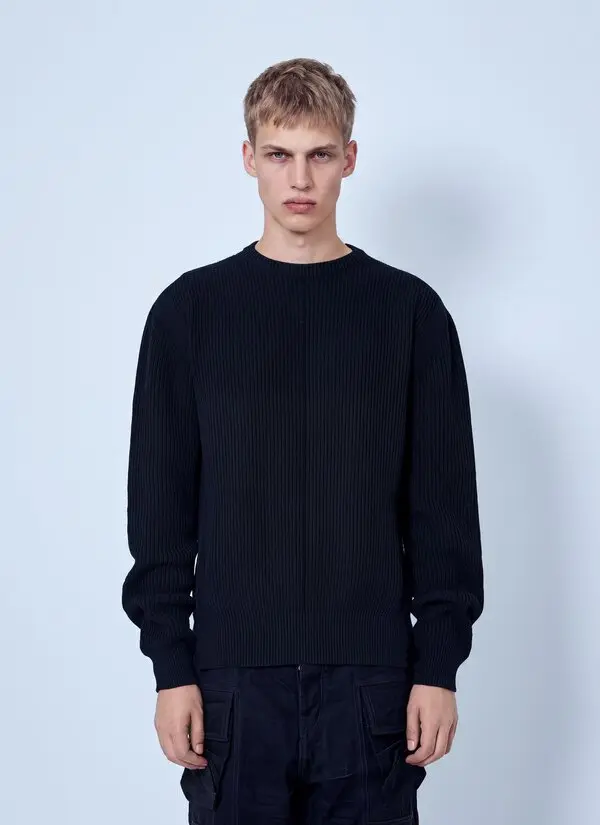 Rick Owens Fisherman Round Neck Sweater
