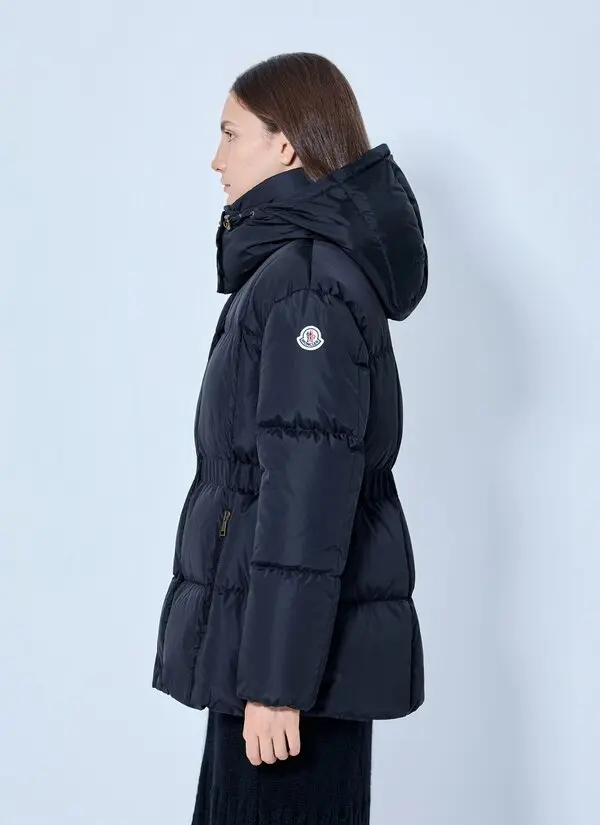 Moncler Agneux Hooded Short Down Jacket