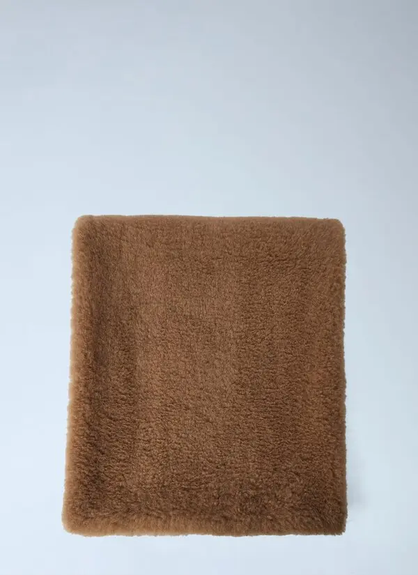 Max Mara Plush Shawl - Camel