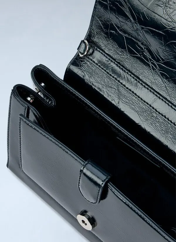VIVIENNE WESTWOOD Hazel Medium Shoulder Bag - Black