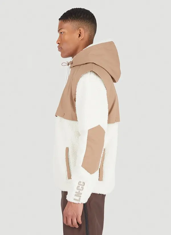 FILA X FLOCK TOGETHER Borg Hybrid Hooded Sweatshirt