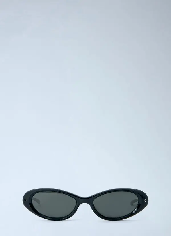 GENTLE MONSTER Ora 01 Oval Sunglasses - Black