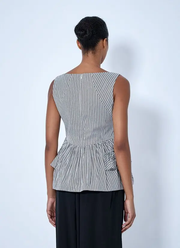 Dries Van Noten Casey Sleeveless Top - Brown