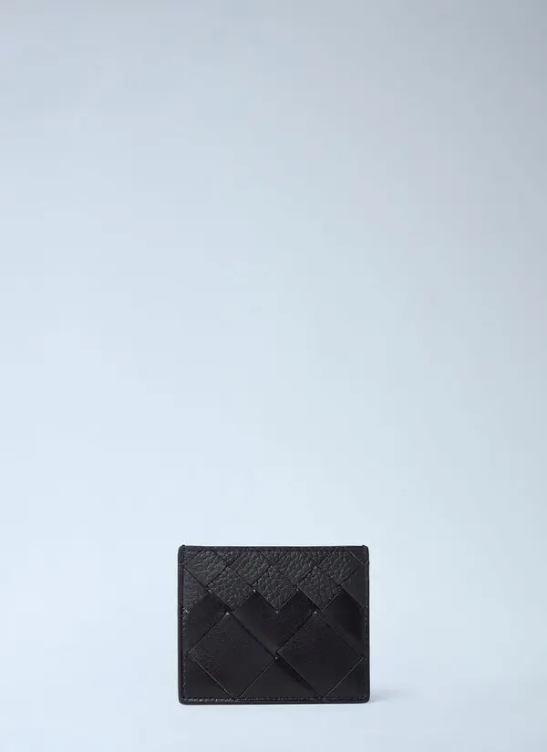 Bottega Veneta Intrecciato Credit Cardholder - Brown