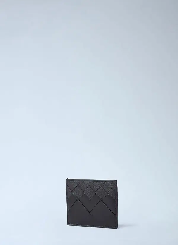 Bottega Veneta Intrecciato Credit Cardholder - Brown