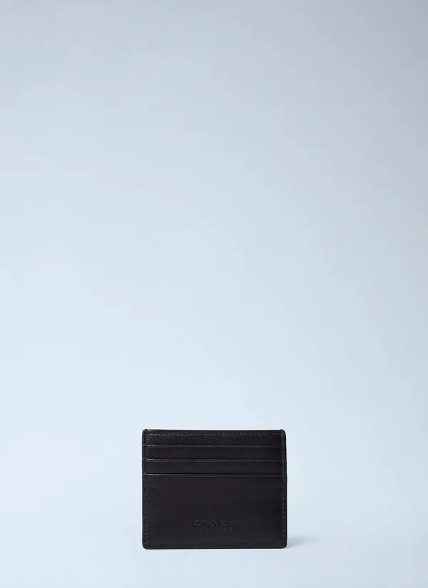 Bottega Veneta Intrecciato Credit Cardholder - Brown