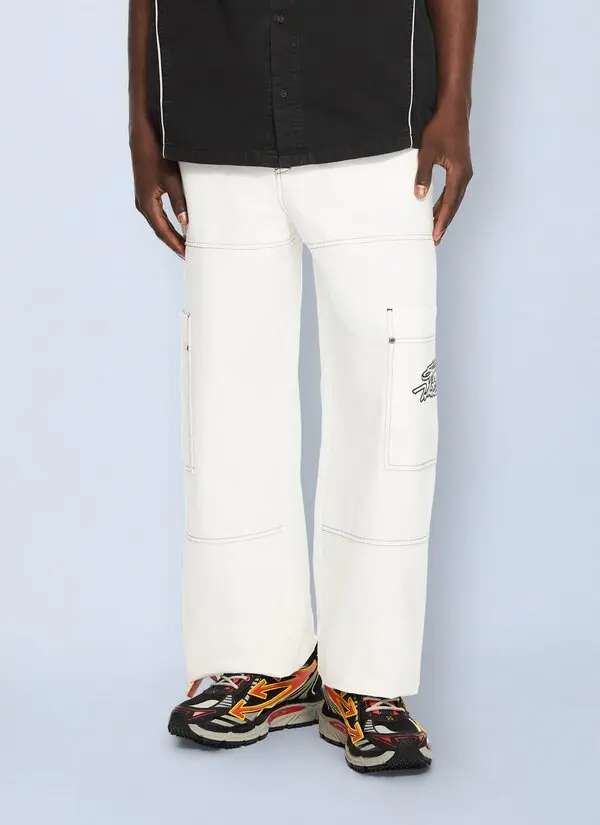 Off-White Script Gd Cot Cargo Pant - White