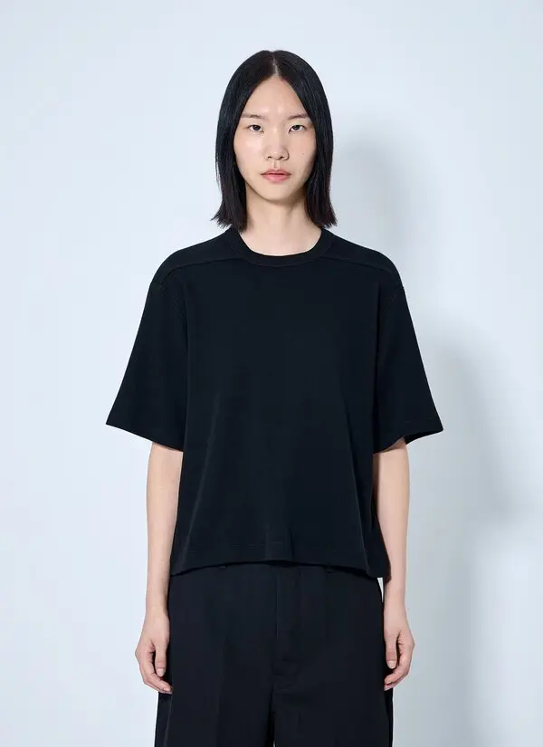 Rick Owens Cropped Brad T-shirt - Black
