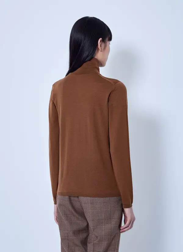 Max Mara Turtleneck Fine Knit Sweater