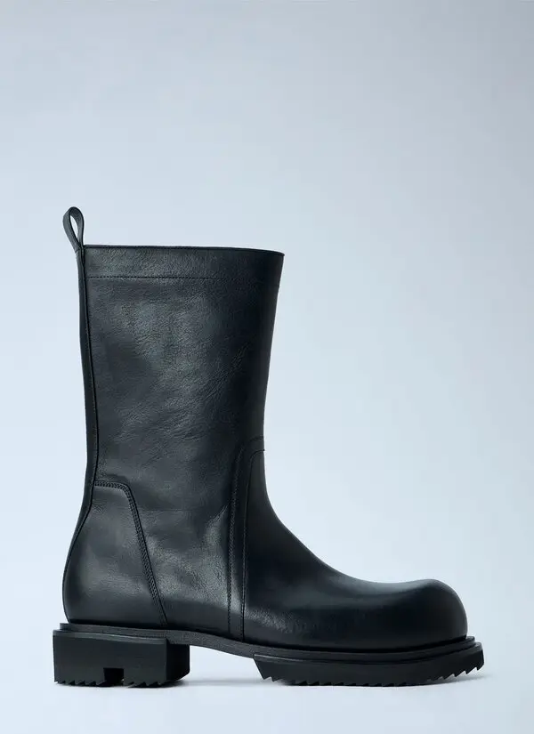 Rick Owens Creeper Elastic Boots - Black