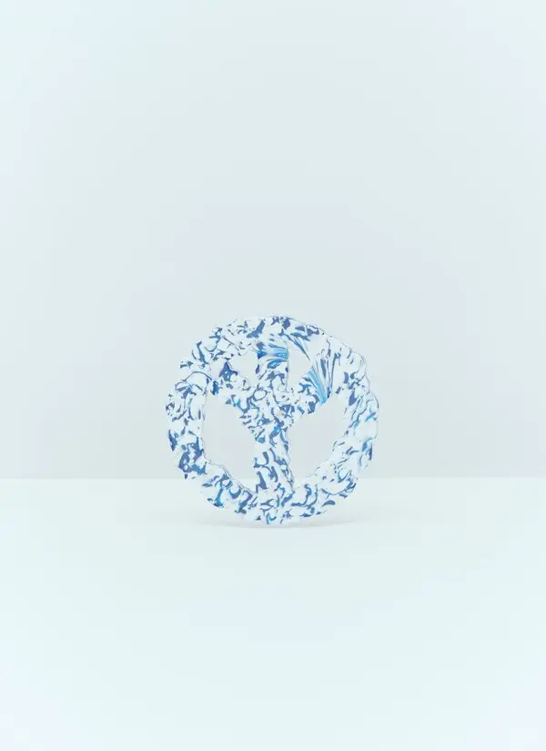 SPACE AVAILABLE Set Of Four Clouded Peace Coasters - Blue