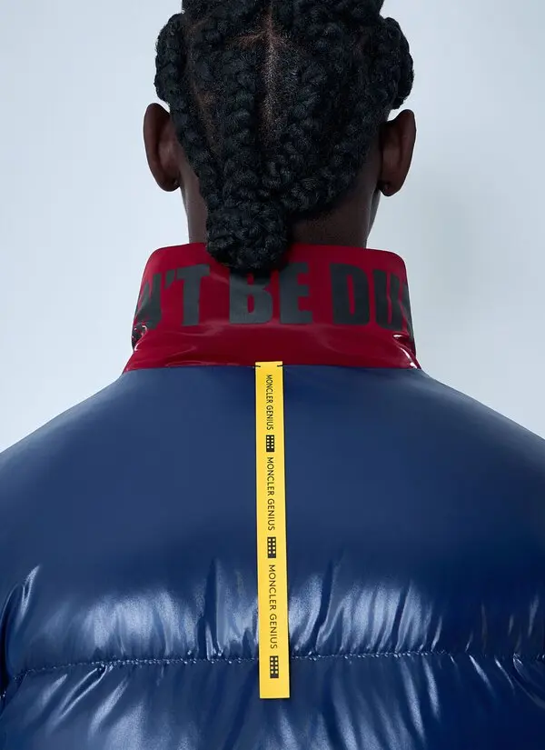 MONCLER X A$AP ROCKY Reversible Throttle Short Down Jacket - Red