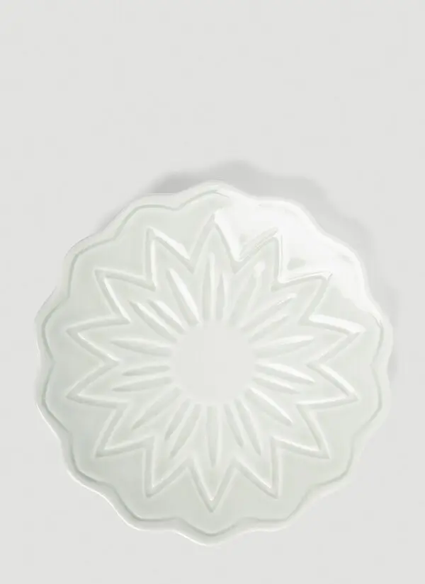Paula Canovas Del Vas Flower Plate - Green