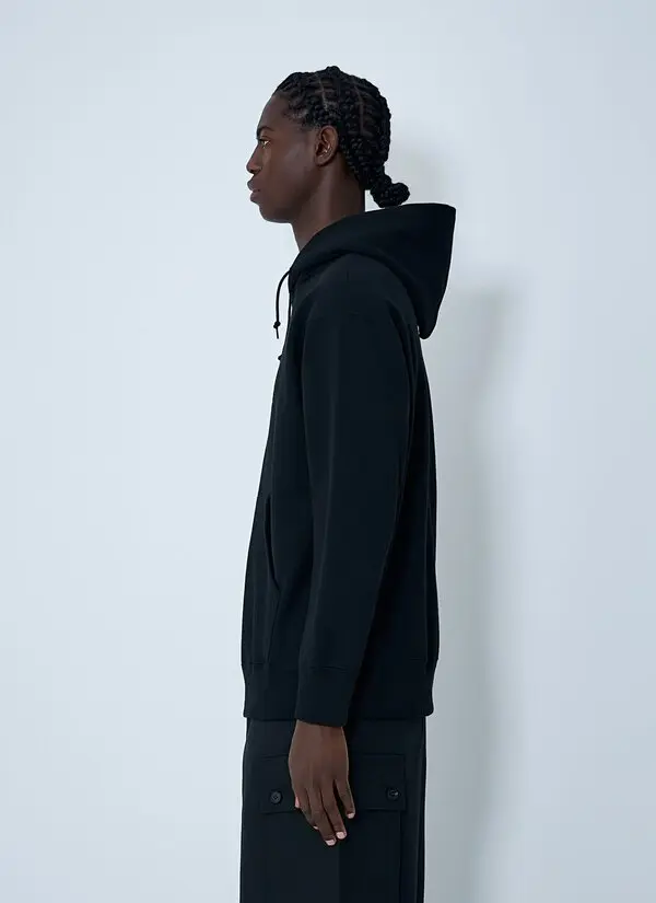 Comme Des Garçons Embroidered Logo Hooded Sweatshirt