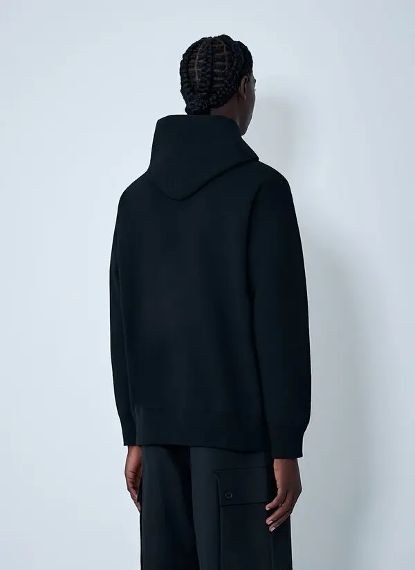 Comme Des Garçons Embroidered Logo Hooded Sweatshirt