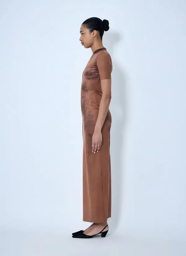 Acne Studios Short Sleeve Maxi Dress