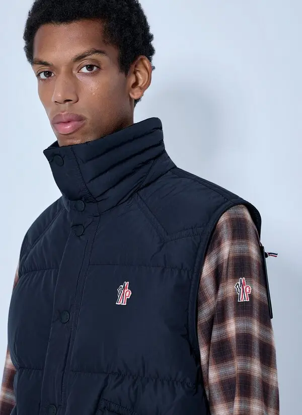 Moncler Evans Down Vest - Navy